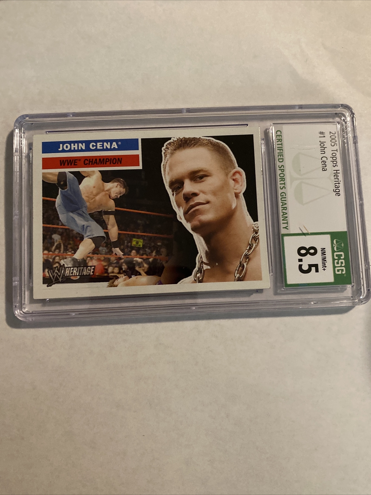 2005 Topps Heritage WWE - #1 John Cena for sale online | eBay