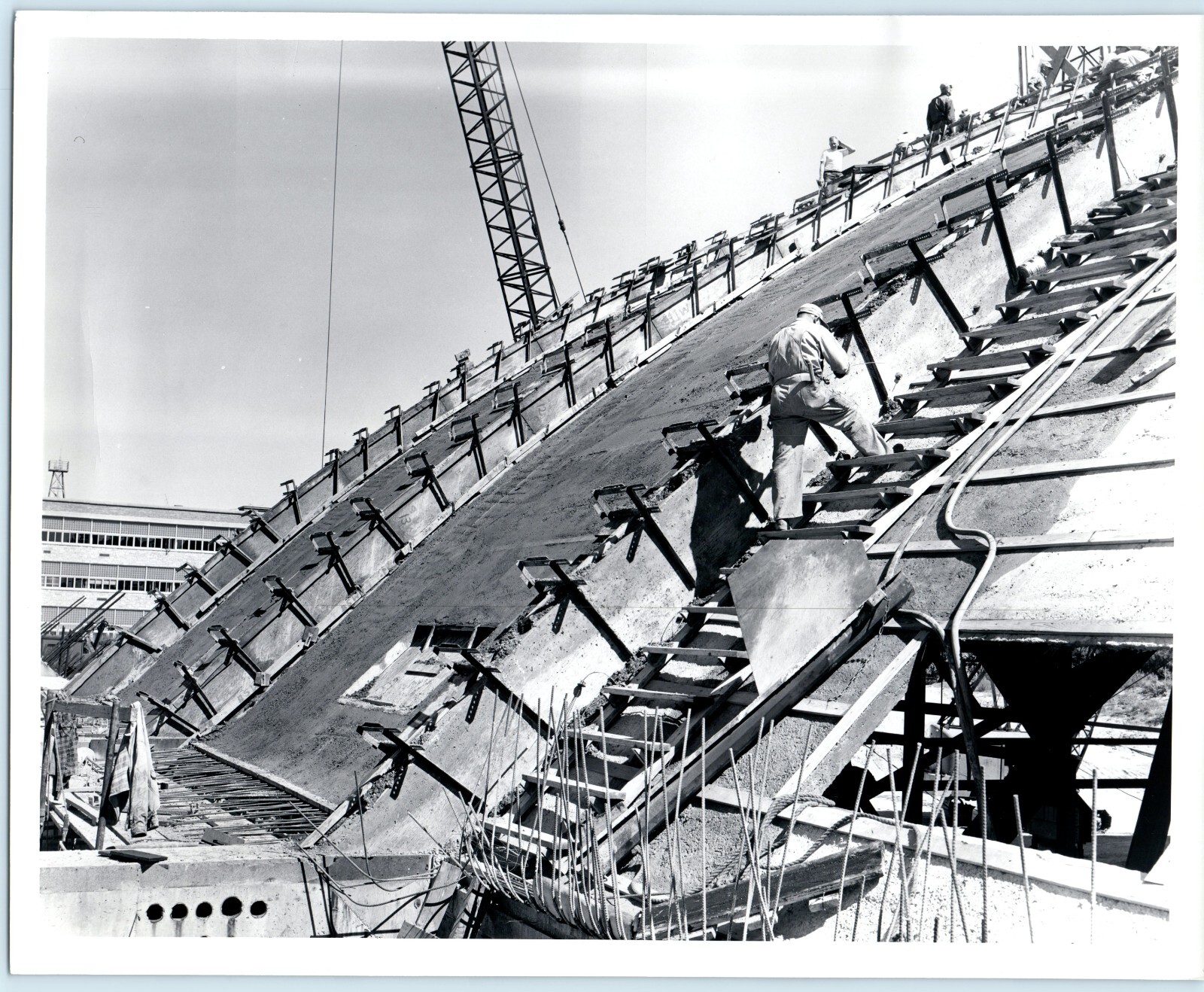 EBY Construction Wichita Kansas 8x10 Photograph c1950's #24 Quonset Hut ...