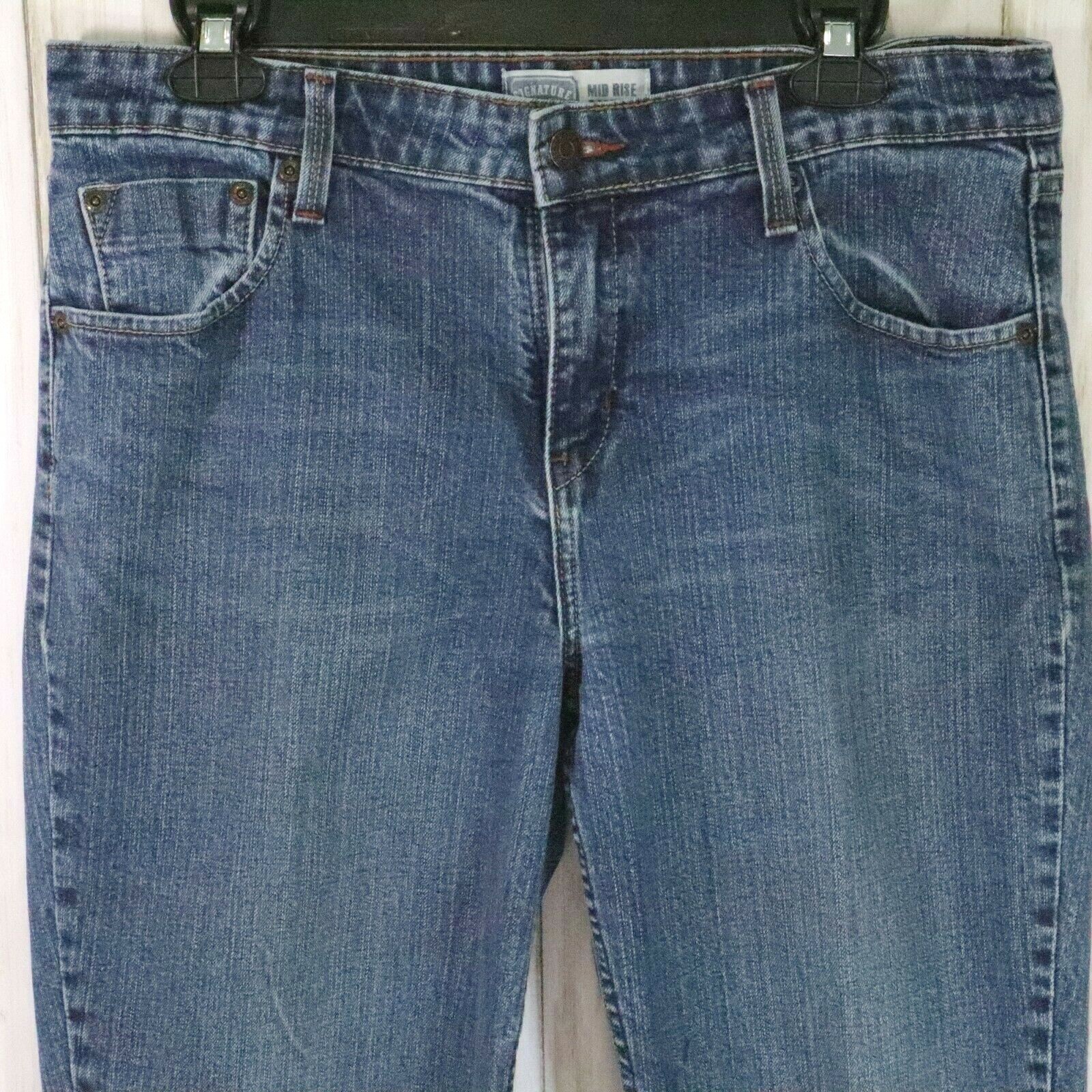 Levis Signature Mid Rise Bootcut Jeans Size 12 Womens… - Gem