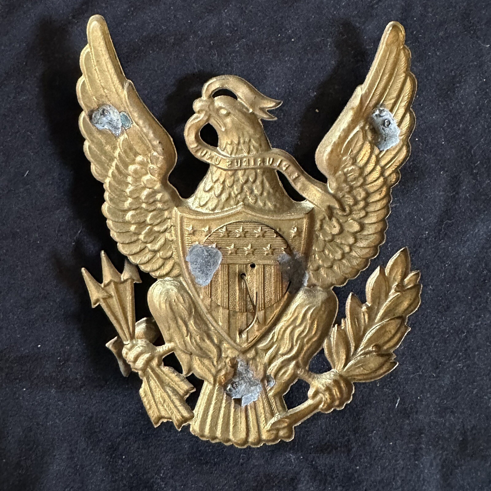 Indian War US Army Infantry 5th Reg Helmet Badge Plate Original | eBay