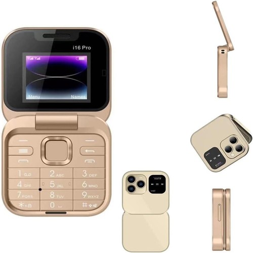 NEW 2025 Mini Fold Mobile Phone 2 SIM Card Speed Dial Video Flip ...