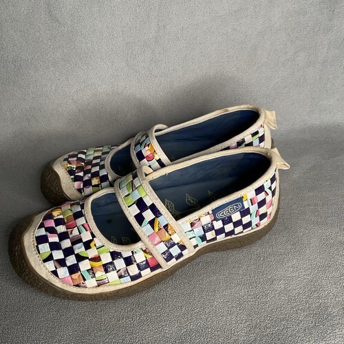 Keen Harvest Rice Bag Woven Slip On Mary Jane Sandals Women Size 7 Blue ...