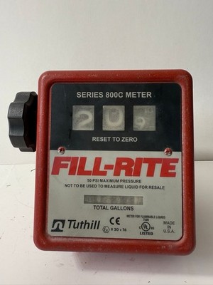 Tuthill Fill-Rite Series 800C 3 Digit Mechanical Flow Meter up to Max ...