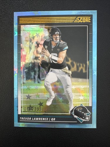 Trevor Lawrence 2024 Panini Score Blue Stars Parallel 269/399 ...