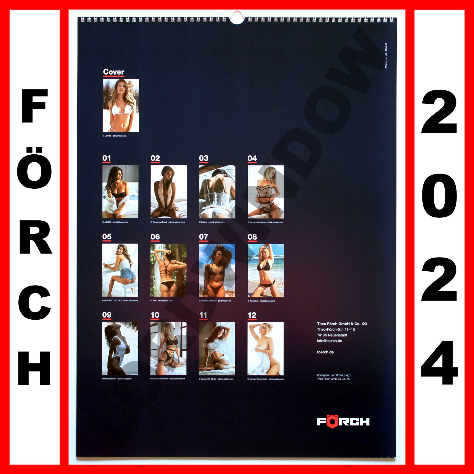 FORCH GIRLS 2024 - SUBSTITUTE for WURTH - Sexy Swimsuit Lingerie Wall ...