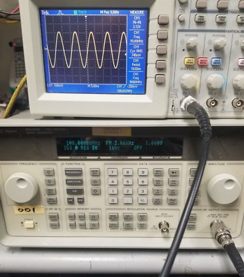 Agilent 8648B RF Signal generator WORKS GREAT! 12dBm max 9kHz-2GHz, AM ...