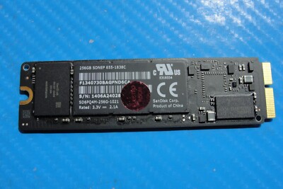MacBook A1466 SanDisk 256GB SSD Solid State Drive SD6PQ4M-256G-1021H ...