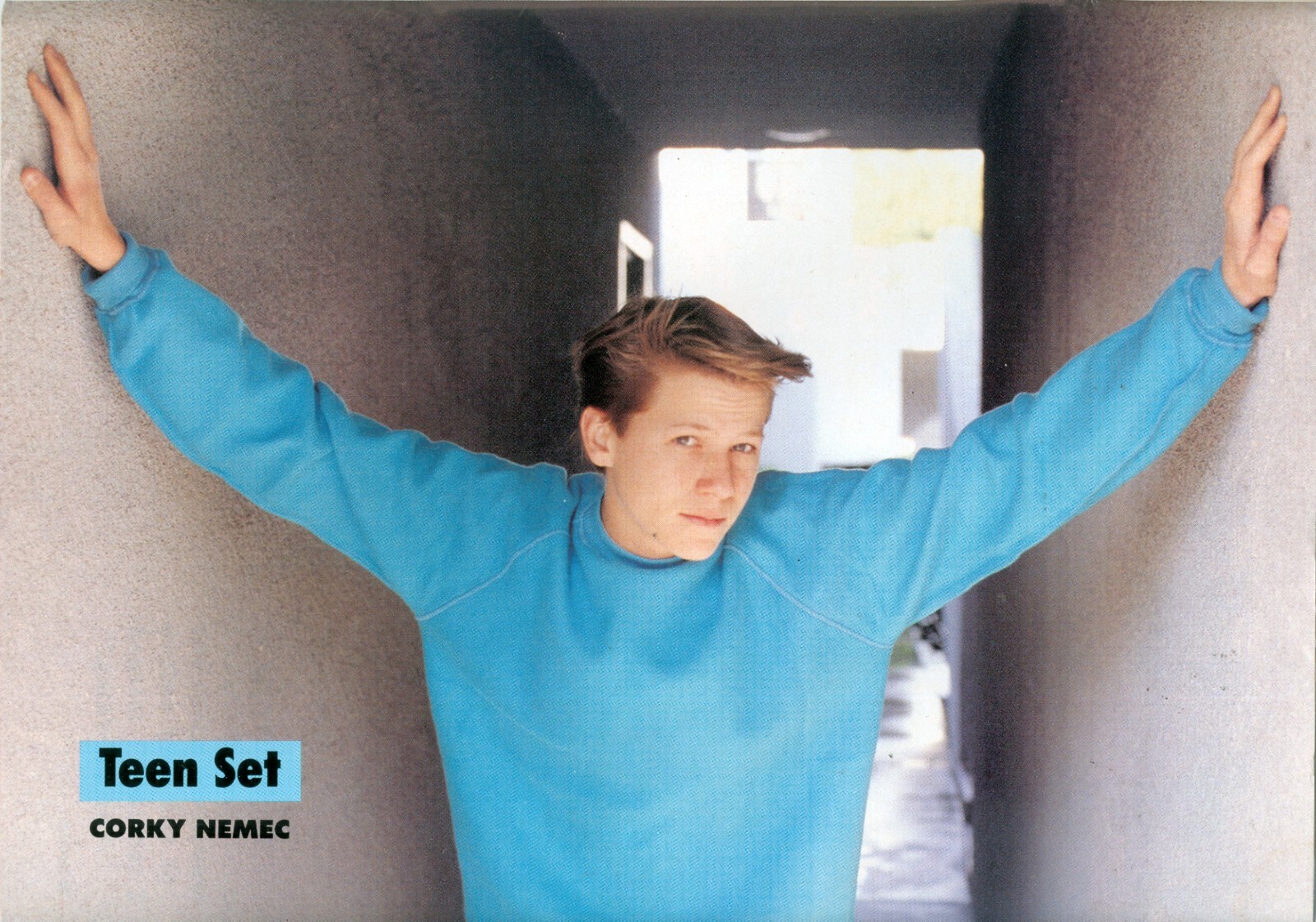 Corey Nemec Corky Bobby Jacoby Robert Jayne 11" x 8" Teen Mag Pinup ...