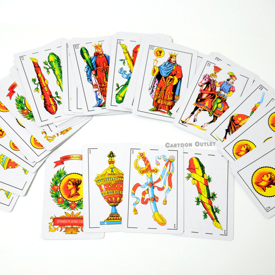 MEXICAN SPANISH PLAYING CARDS GAME BINGO TAROT BARAJA CARD GAME KING ...