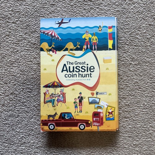 2019 The Great Aussie Coin Hunt $1 coins - Full Set 26 Coins A-Z Folder ...