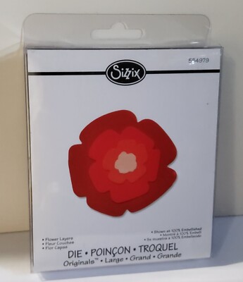 Sizzix Flower Layers Original Die #554979 | eBay