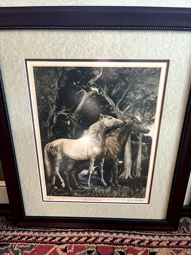 G. H. Rothe original mezzotint signed and numbered. "Bachelors" | eBay