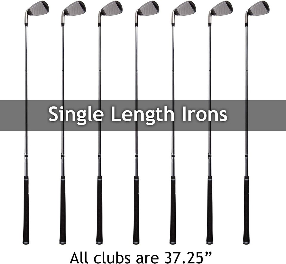 PGX Single Length Iron Set, 5-PW + AW (7 Golf Clubs), Silver | eBay