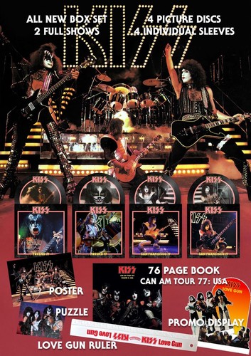 Kiss Love Gun Tour 1977 Vinyl Picture Disc 4 Lp Box Set , Amazing !!!IN ...