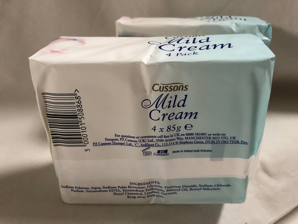 2 x 4 Pack Cussons Mild Cream Bar Soap 5000101508868 | eBay UK