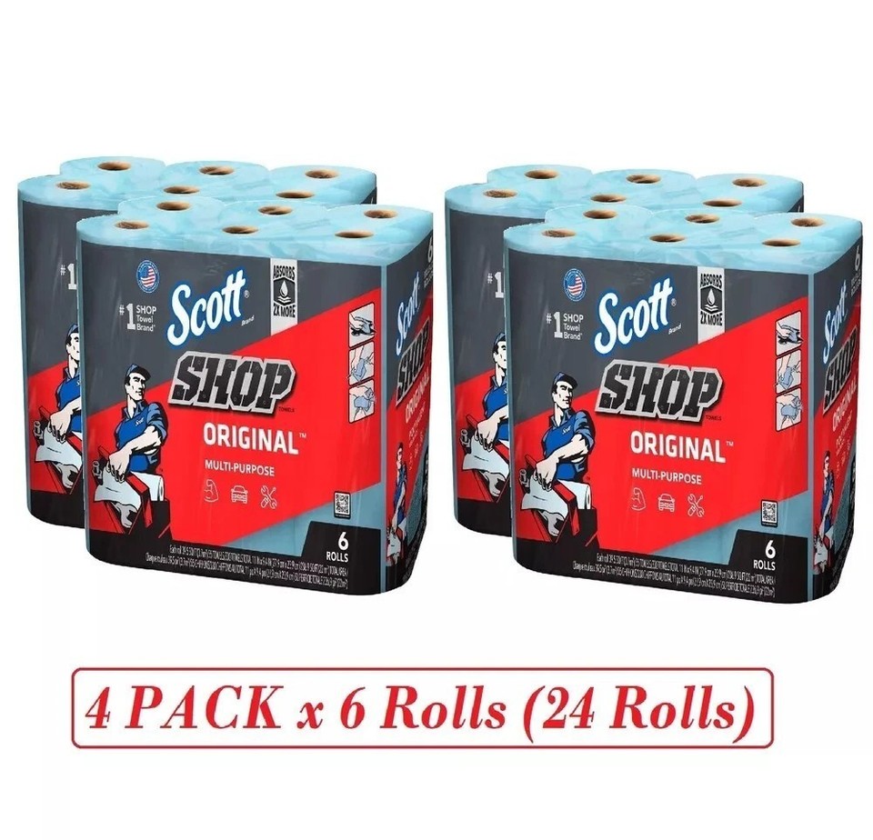 Scott Shop Towels Original Blue Shop Towels Multi-Purpose Automotive ...