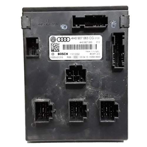 11 12 13 14 15 AUDI A6 A7 A8 A8L S6 S7 S8 ONBOARD SUPPLY BODY CONTROL ...