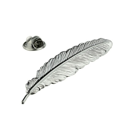 Quill Feather Design Lapel Pin Badge X2AJTP912 | eBay UK