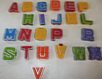 Alphabet Alpha-bots Robots Transformers Educational Toy Lot Bundle ABCs ...