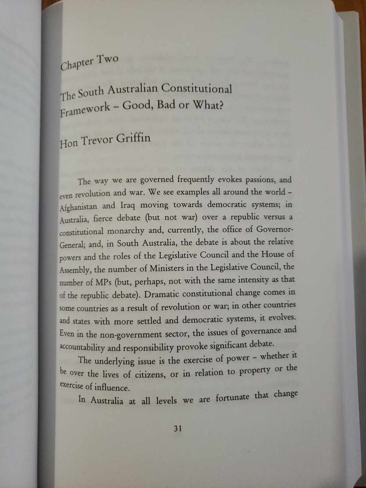 Upholding the Australian Constitution Samuel Griffith Society May 2003 ...