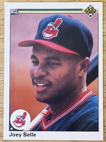 1990 Upper Deck #446 Joey "Albert" Belle Rookie Card Cleveland Indians ...