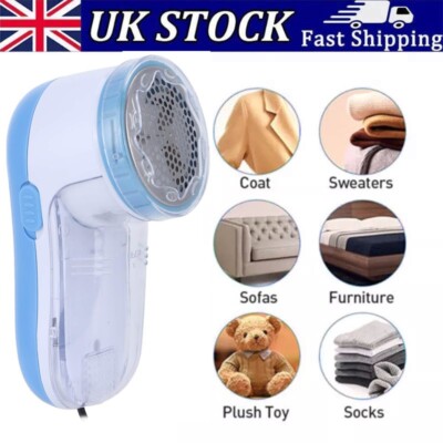 Electric Lint Remover Clothes Bobble Fabric Fluff Shaver Debobbler ...