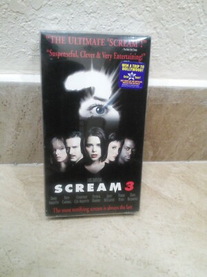 Original 2000 Scream 3 VHS Tape Ghostface Horror | eBay