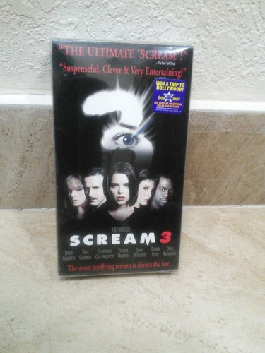 Original 2000 Scream 3 VHS Tape Ghostface Horror | eBay