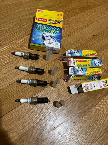 GENUINE Denso IKH24 Iridium Power Spark Plugs 5346 SET OF 4 | eBay