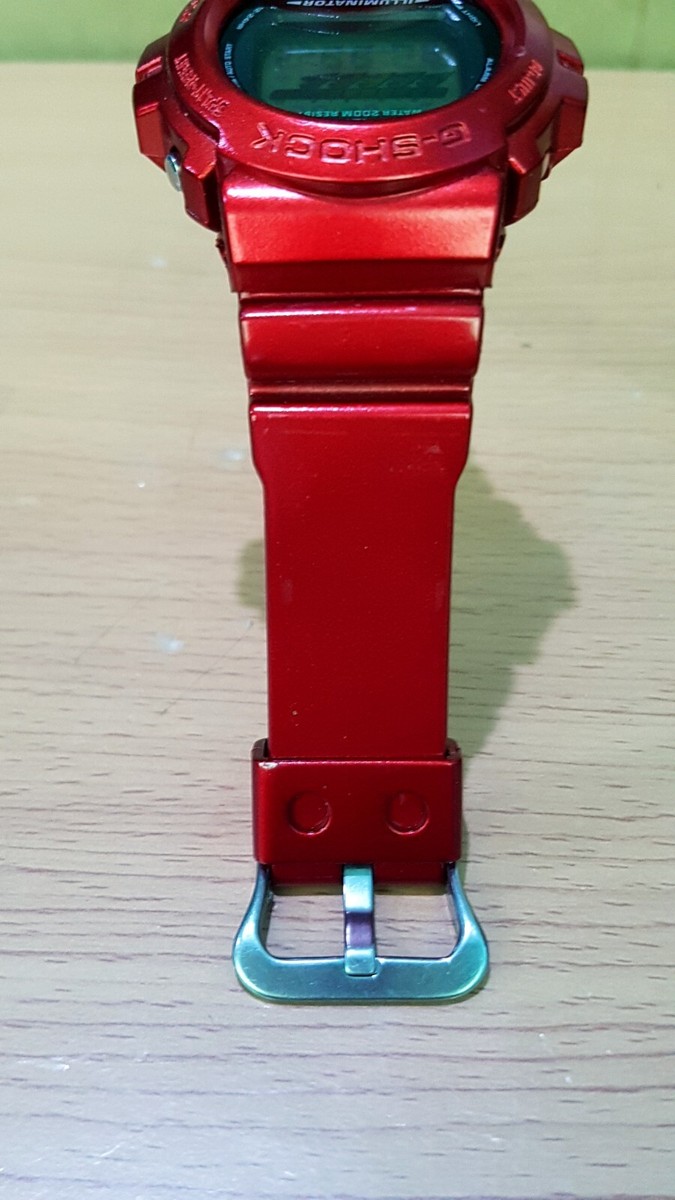 Vintage G-Shock DW-6600 Metallic Red Wave Tide Surfing Face Vintage G-Shock DW-6600 Metallic Red Wave Tide Surfing Face
