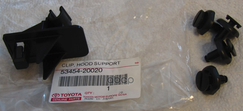 53454-20020 Toyota Clip, hood support rod 5345420020, New Genuine OEM ...