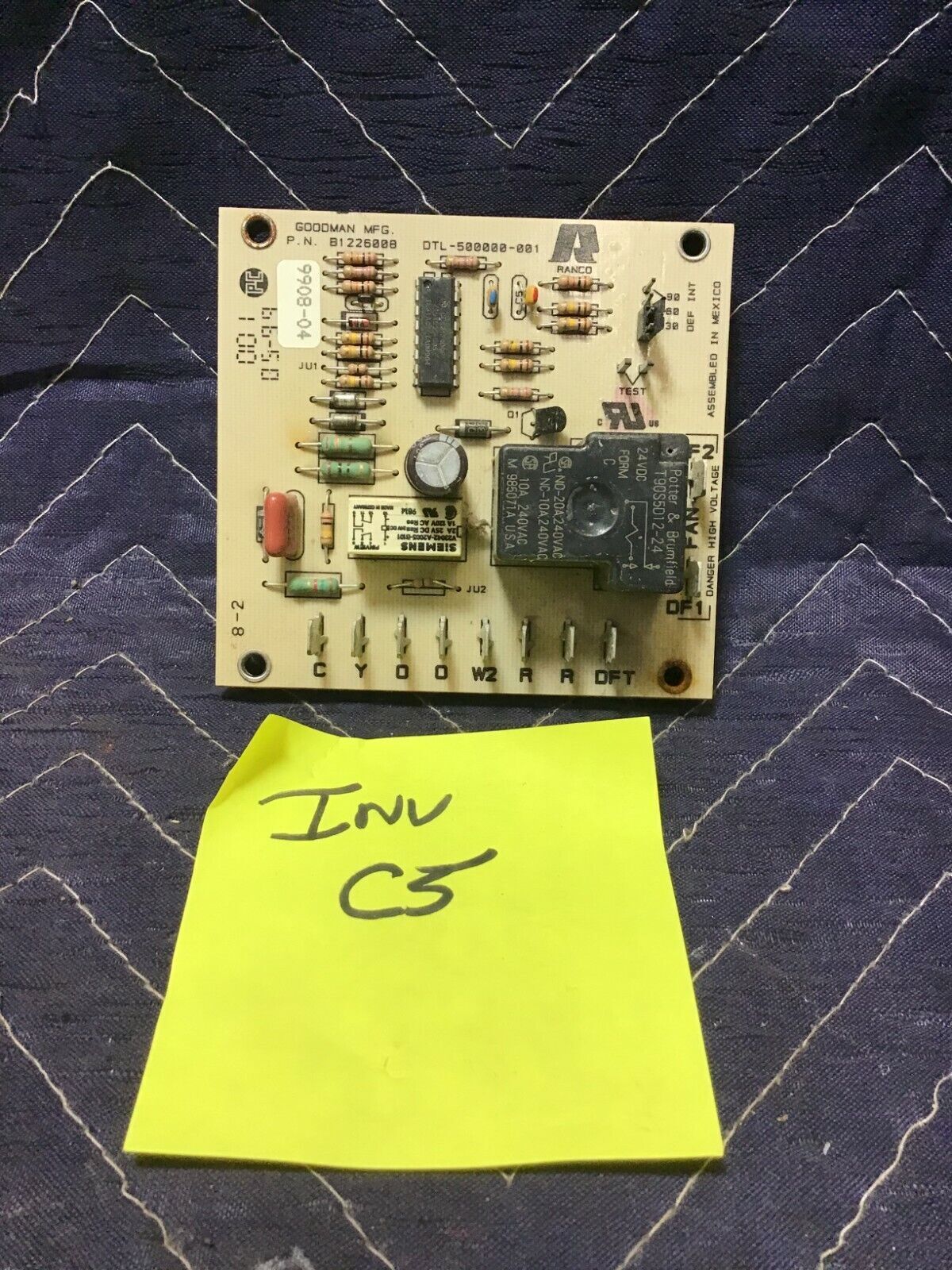 Goodman B1226008 DTL-500000-001 Heat Pump Defrost Control Circuit Board ...