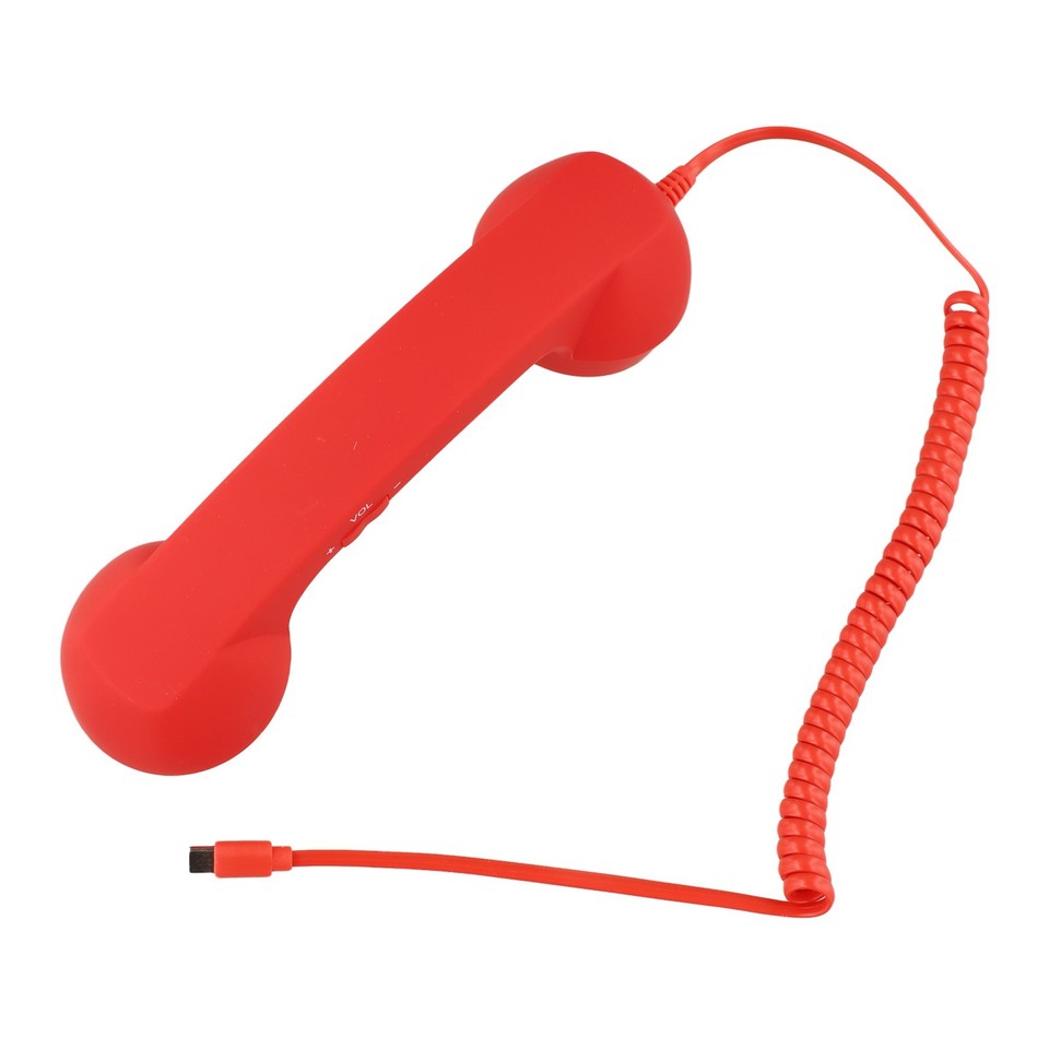 Type C Retro Telephone Handset Wired Receiver Comfortable Ergonomic ...