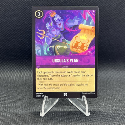 Ursula's Plan Disney Lorcana Ursula's Return EN4 Regular 63/204 | eBay