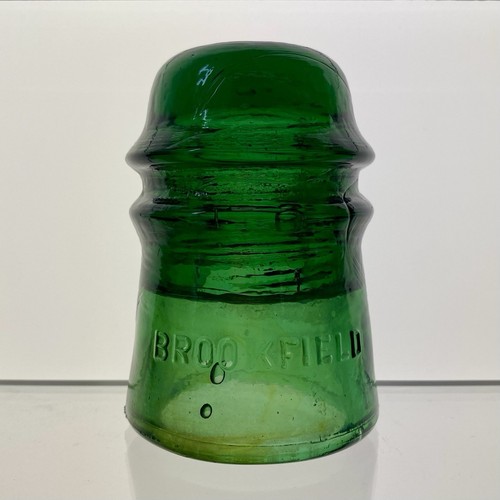Dark Yellow Green CD 121 [030] Brookfield Glass Insulator | eBay