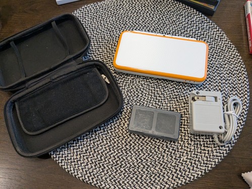 Modded w/ CFW Nintendo 2DS XL Handheld System + Additional Charger and ...