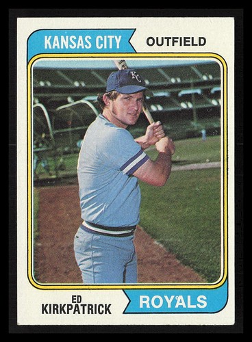 Ed Kirkpatrick 1974 Topps #262 Kansas City Royals | eBay