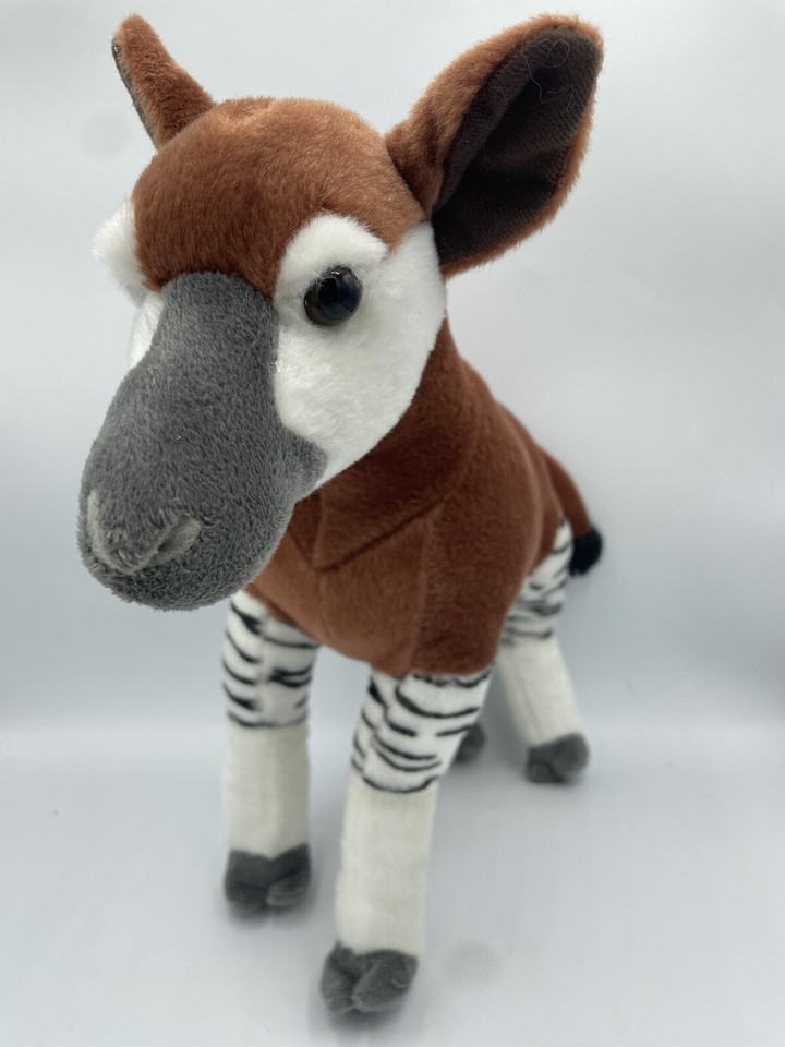 Wild Republic Zoo Okapi Stuffed Animal Plush Mixed Zebra Donkey ...
