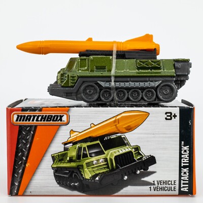 2016 Matchbox Power Grabs #72 Attack Track™ GREEN METALLIC | FSB | eBay