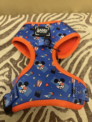 Sassy Woof Disney Mickey Mouse Dog Harness New Xsmall | eBay