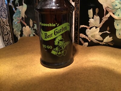 Pinocchio from Walt Disney Growler beer bottle Rare find ! No longer ...