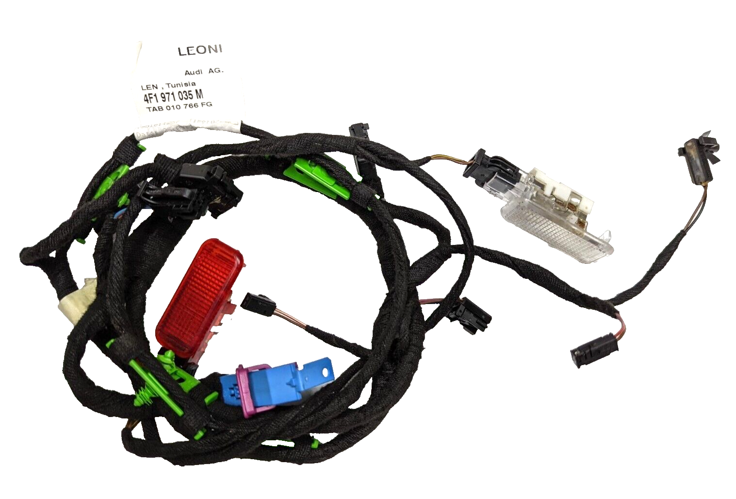 2009-2011 AUDI A6 S6 Front LEFT DOOR Panel Wiring Harness 4F1971035M | eBay
