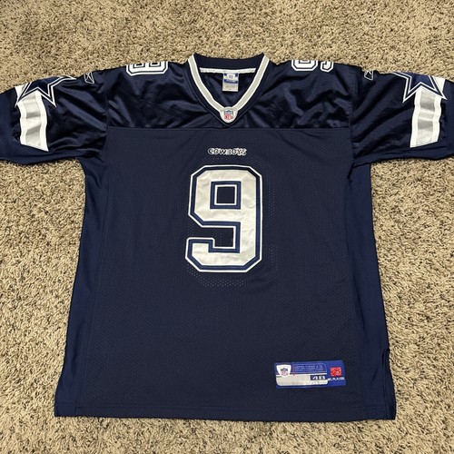 Tony Romo #9 Dallas Cowboys Sewn Authentic Reebok NFL Football Jersey ...