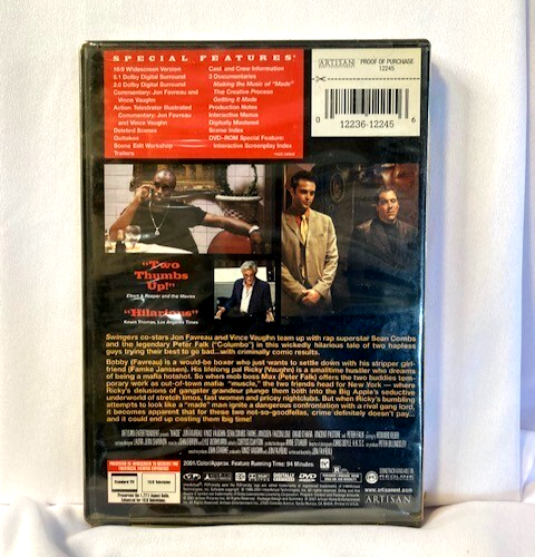 DVD Made Widescreen Peter Falk Sean Combs 2001 Mob Comedy -Sealed | eBay