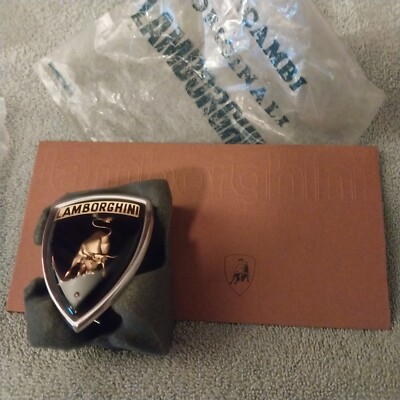 New OEM Lamborghini Emblem, Hood Badge, 350GT - Countach | eBay