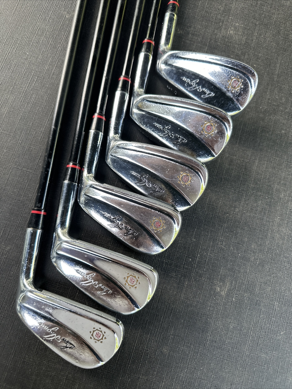 Ben Hogan Apex Forged RH 5-PW Iron Set PURE RIFLE GRAPHITE SHAFT R Flex ...