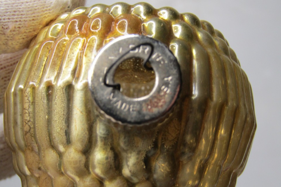 Lot VTG Glass Outdent Double Indent Bumpy OVAL Christmas Ornament Shiny ...