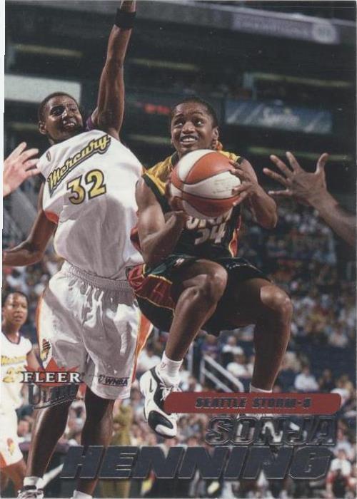 2001 Fleer Ultra WNBA - Sonja Henning #13 for sale online | eBay