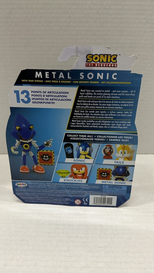 Sonic The Hedgehog Metal Sonic Action Figure Trap Spring Box Jakks ...