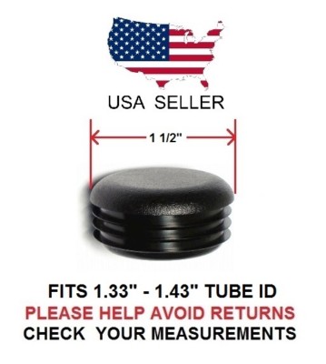 1 1/2 INCH ROUND TUBING PLUG/END CAP 1 1/2" QUANTITY 8 | eBay